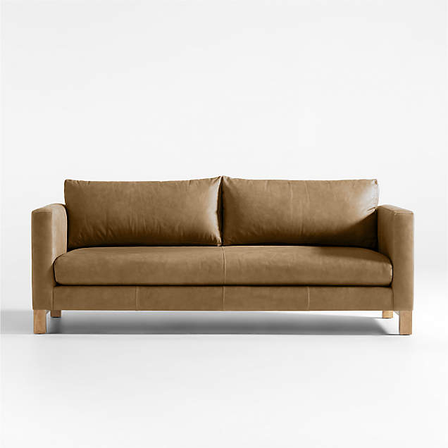Wythe 92" Leather Sofa | Crate & Barrel Canada