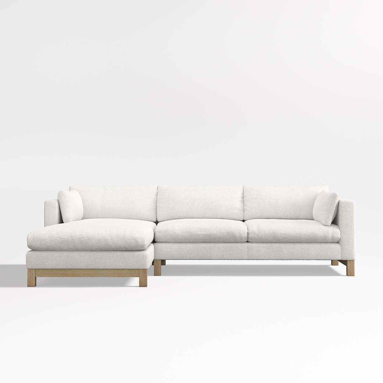 Pacific 2-Piece Deep-Seat Left Right Arm Chaise Sectional Sofa with ...