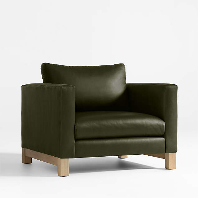 Pelle Leather Accent Chair | Crate & Barrel