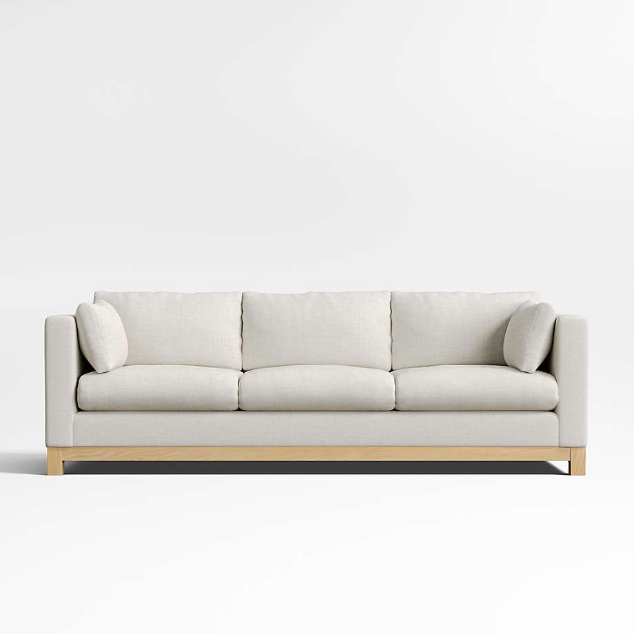 Pacific Wood Grande Sofa | Crate & Barrel