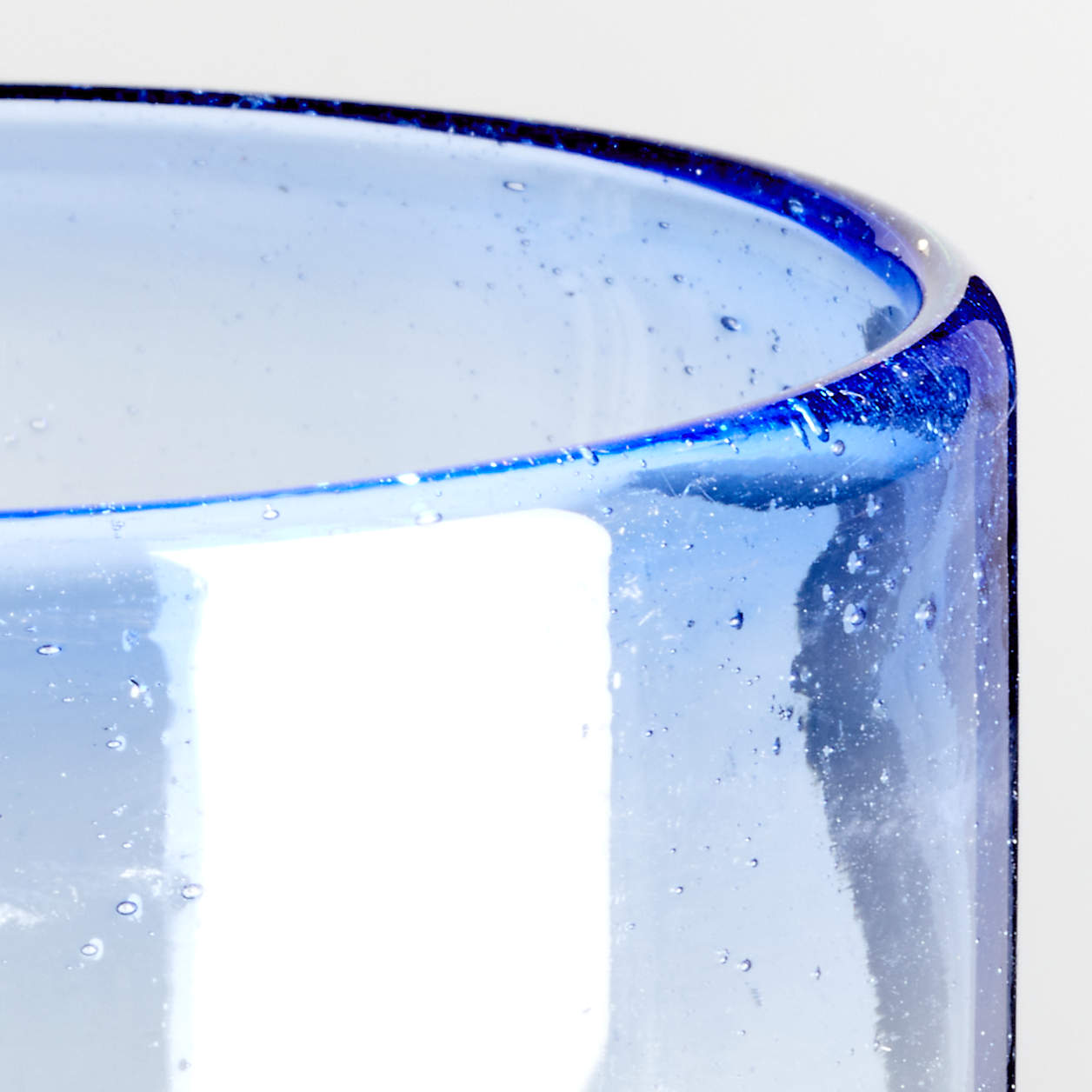 Pacifico Blue Rim Glasses | Crate & Barrel