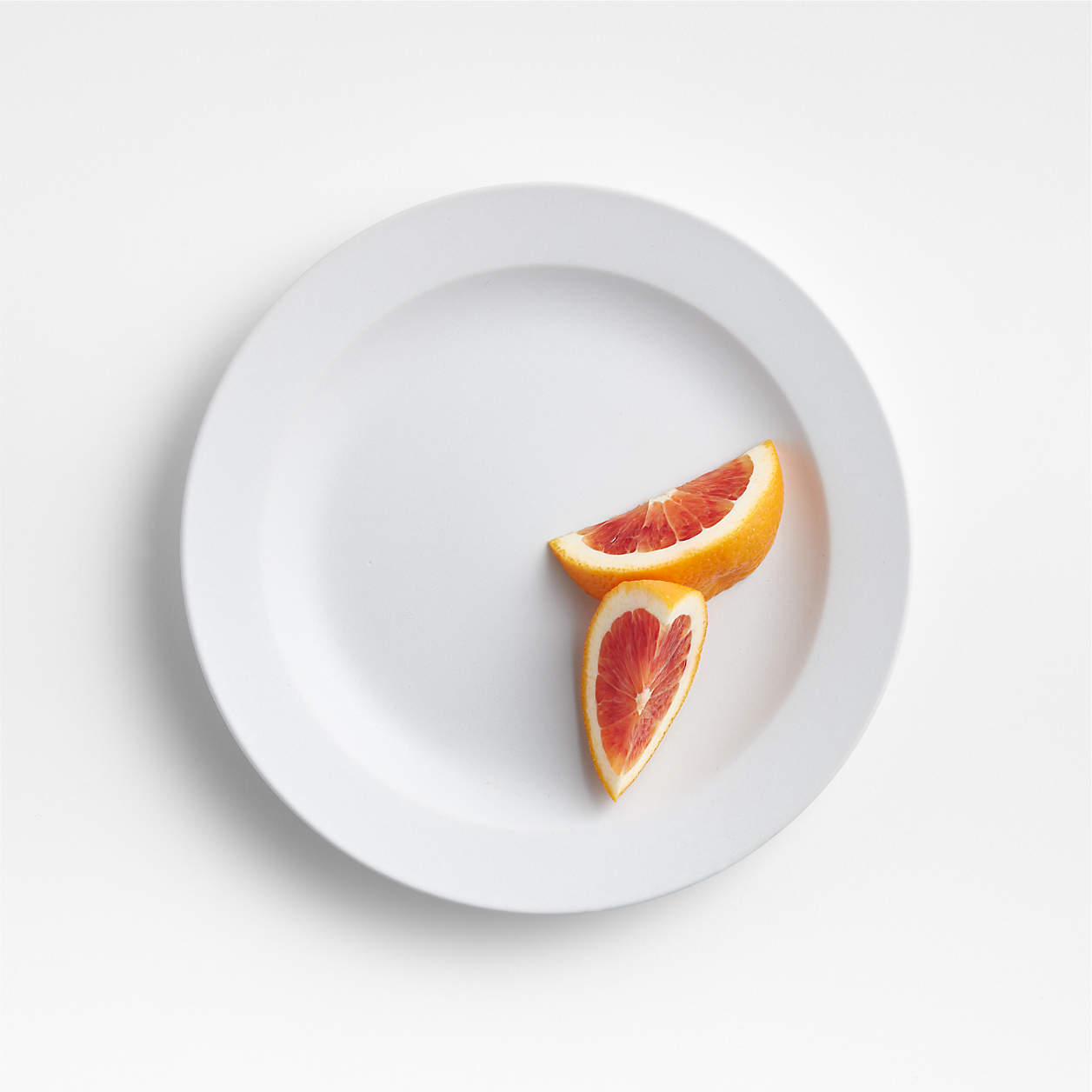 Paige White Salad Plate + Reviews | Crate & Barrel Canada