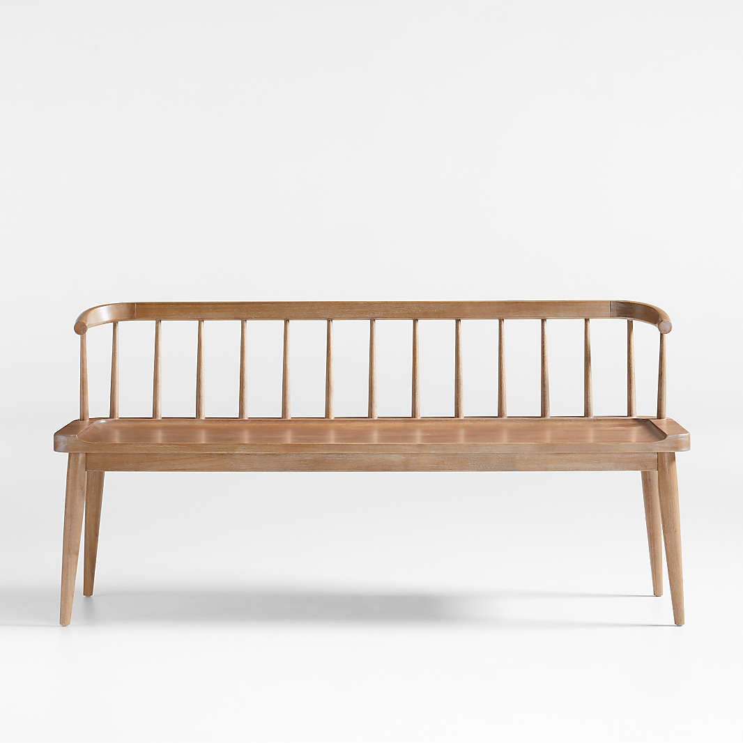 Wood Benches: Wooden Dining & Indoor Entryway Bench | Crate & Barrel