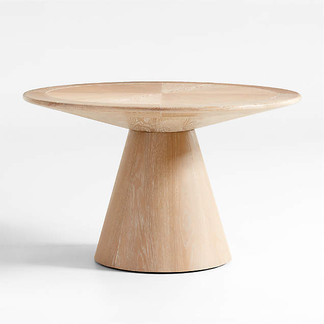 Eaves 54" Round Dining Table + Reviews | Crate & Barrel