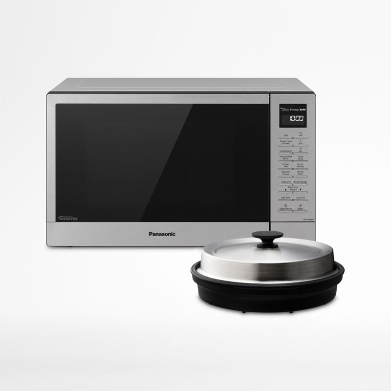 Panasonic Microwave + FlashXpress Broiler with HomeCHEF Magic Pot ...