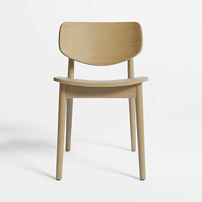Pali Natural Wood Dining Chair | Crate & Barrel