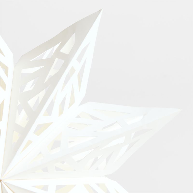 Paper Star Christmas Tree Topper | Crate & Barrel