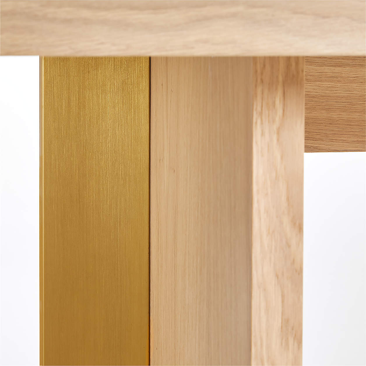 Paradox Natural Oak Dining Table | Crate & Barrel Canada