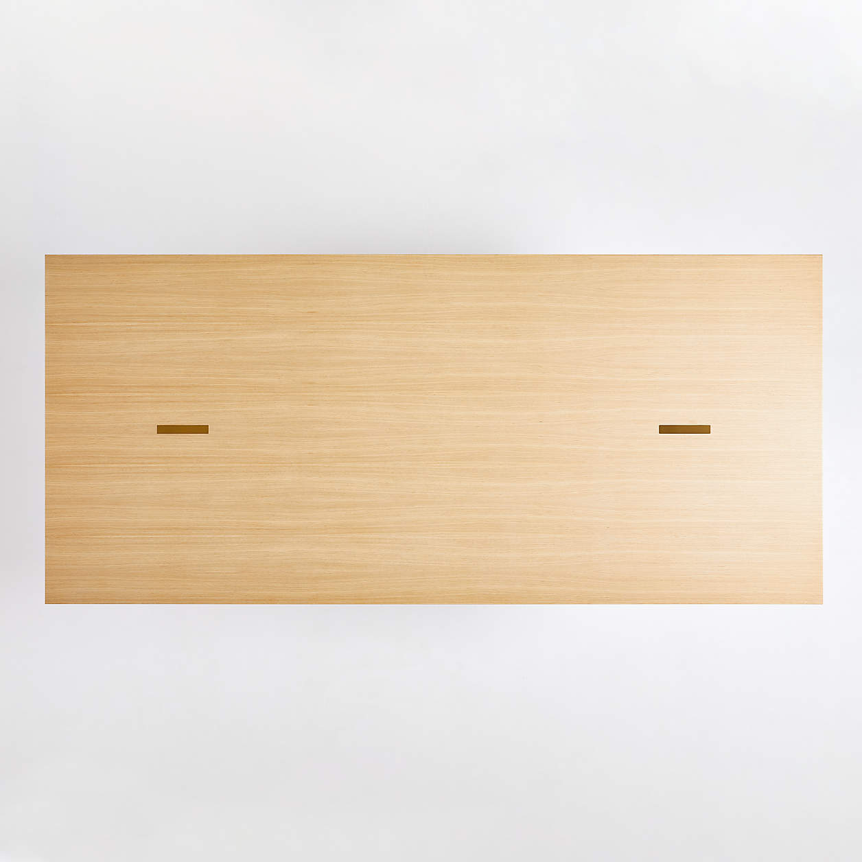 Paradox Natural Oak Dining Table | Crate & Barrel