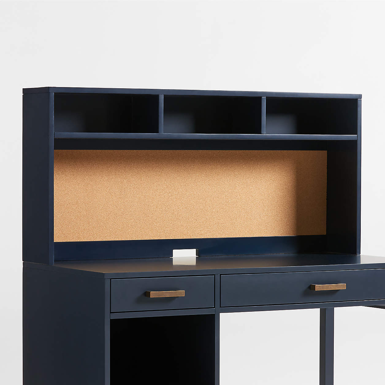 Navy Blue Desk With Hutch at Zachary Mustar blog