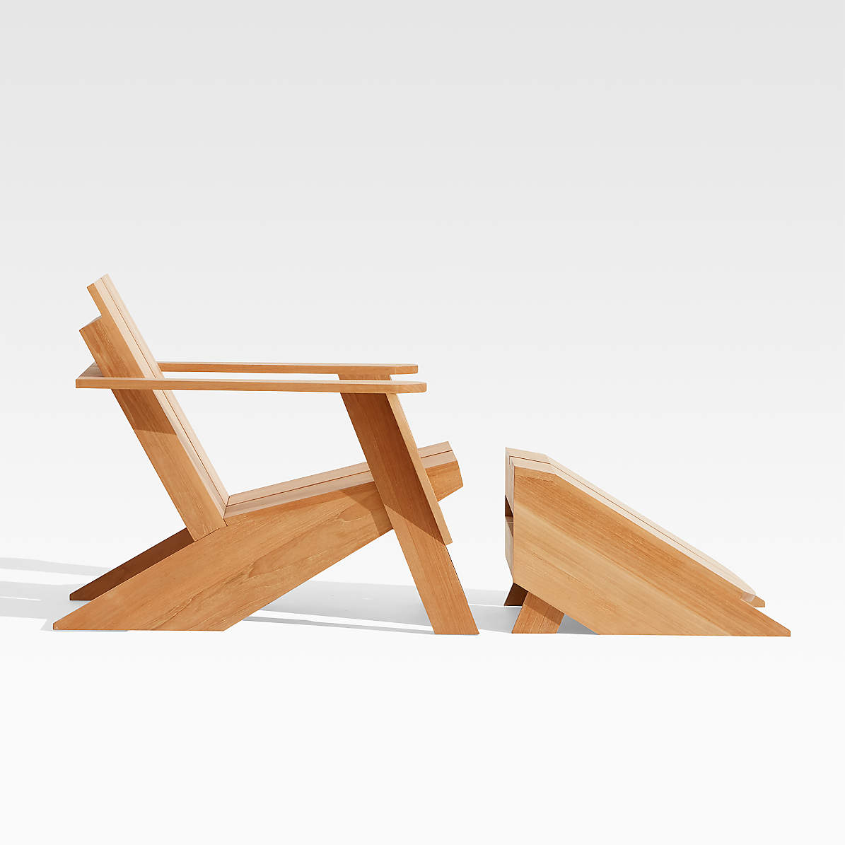 Ipe Adirondack Teak Chair