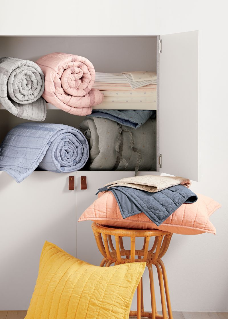 Chambray Grey Kids Twin Quilt | Crate & Kids