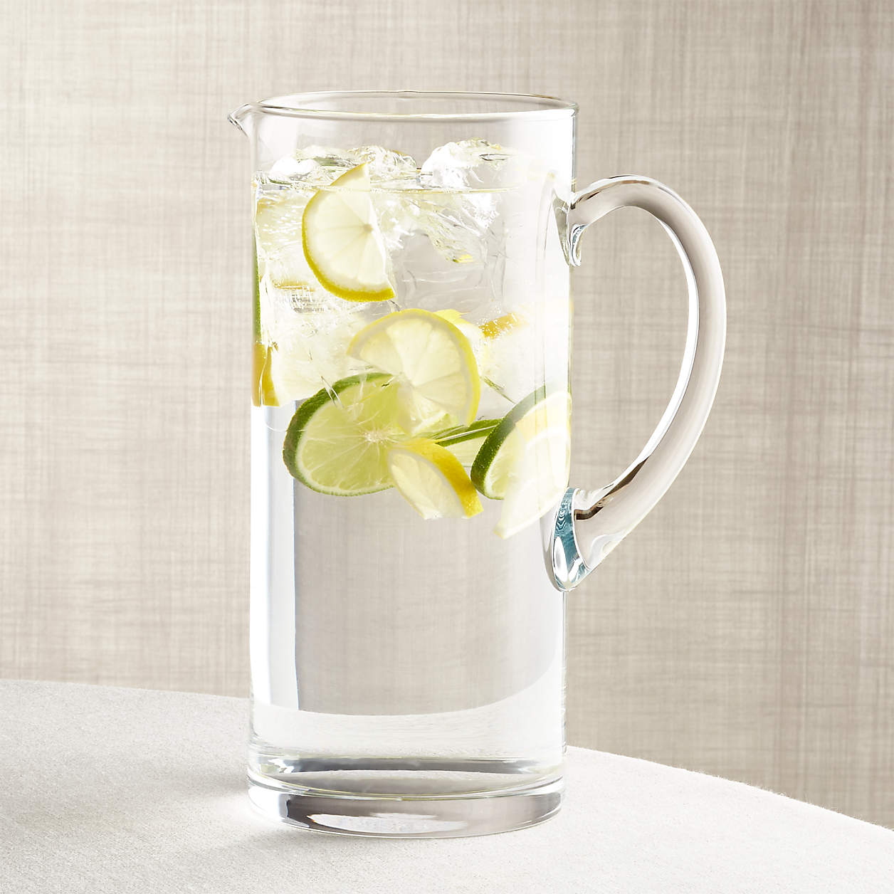 Aspen 86-Oz. Glass Pitcher + Reviews | Crate & Barrel