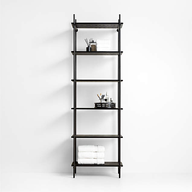 Cameo Bruno Black Open Bookcase + Reviews | Crate & Barrel