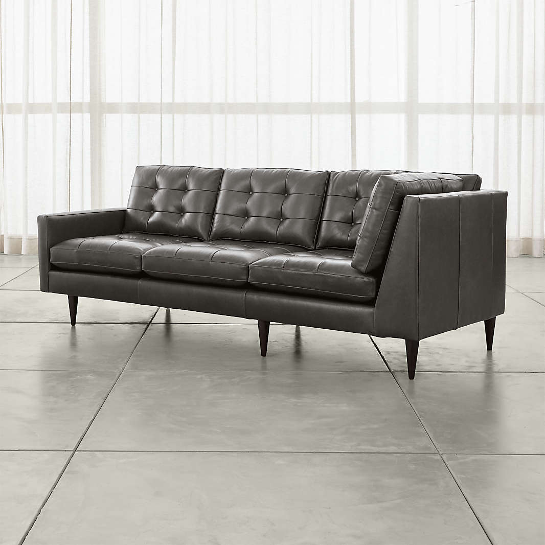 Leather Tufted Sofas | Crate & Barrel