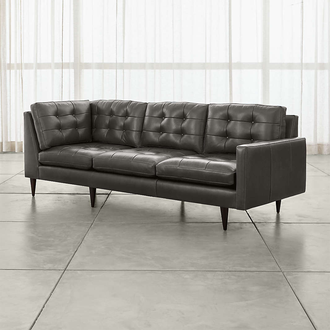 Leather Corner Sofas | Crate & Barrel