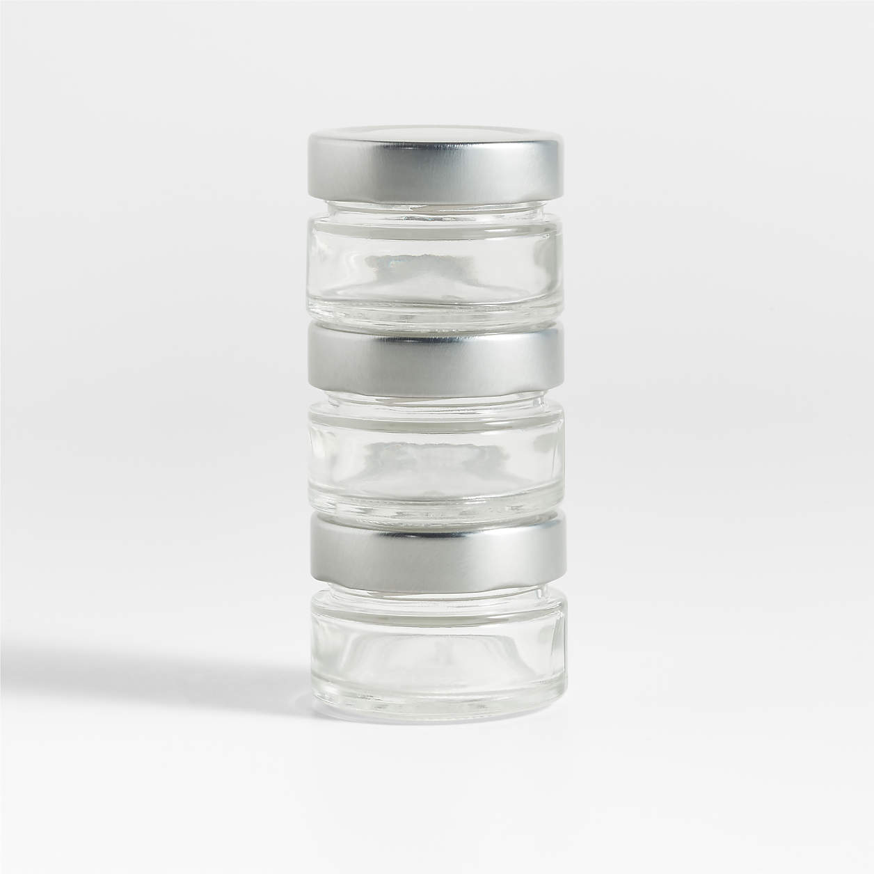 Peugeot Maestro Glass Pepper Storage Jars, Set of 3 | Crate & Barrel
