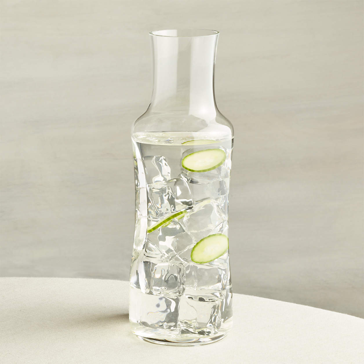 Pinch Glass Carafe | Crate & Barrel Canada
