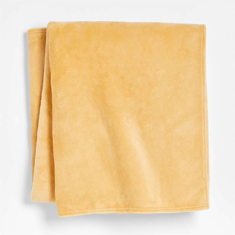 Gold Plush Kids Blanket + Reviews | Crate & Kids