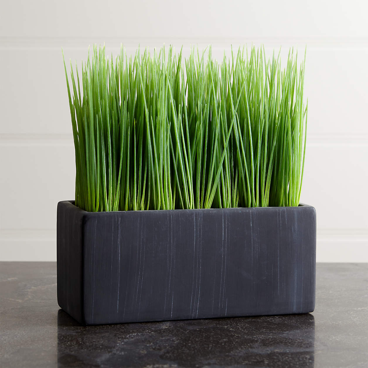 Artificial/Faux Large Potted Grass + Reviews | Crate & Barrel