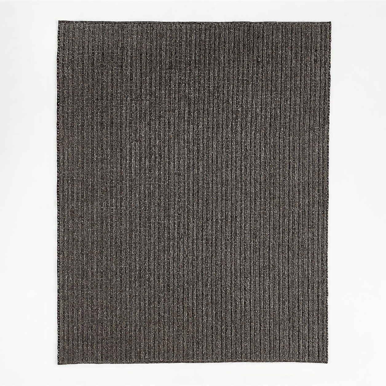 Prato Performance Wool Black Area Rug 9'x12' + Reviews | Crate & Barrel ...