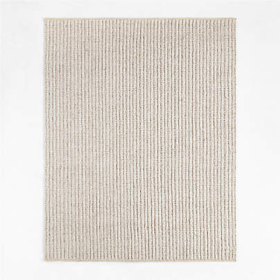 Macon Beige Chenille Area Rug 9'x12' + Reviews | Crate & Barrel
