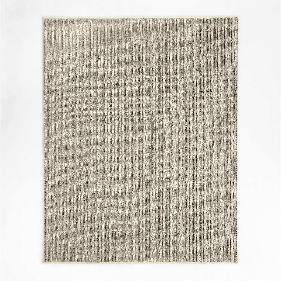 Prato Performance Wool Oatmeal Beige Area Rug 10'x14' + Reviews | Crate ...
