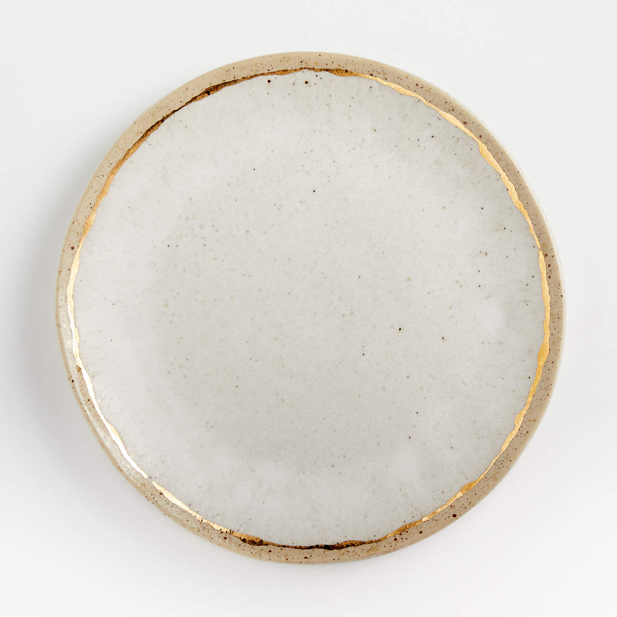 Primrose Holiday Gold Dinner Plate | Crate & Barrel Canada