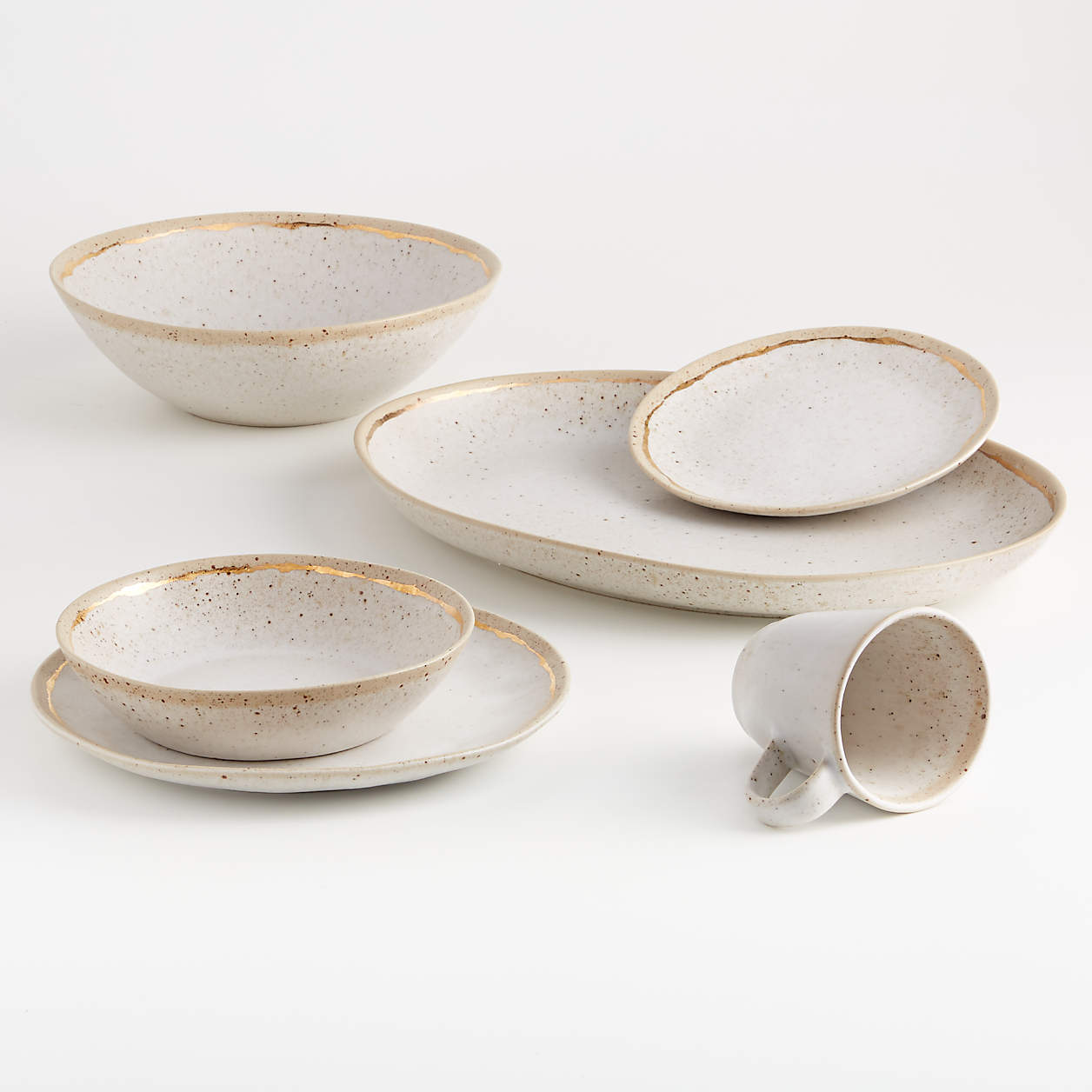 Primrose Gold Dinnerware | Crate & Barrel