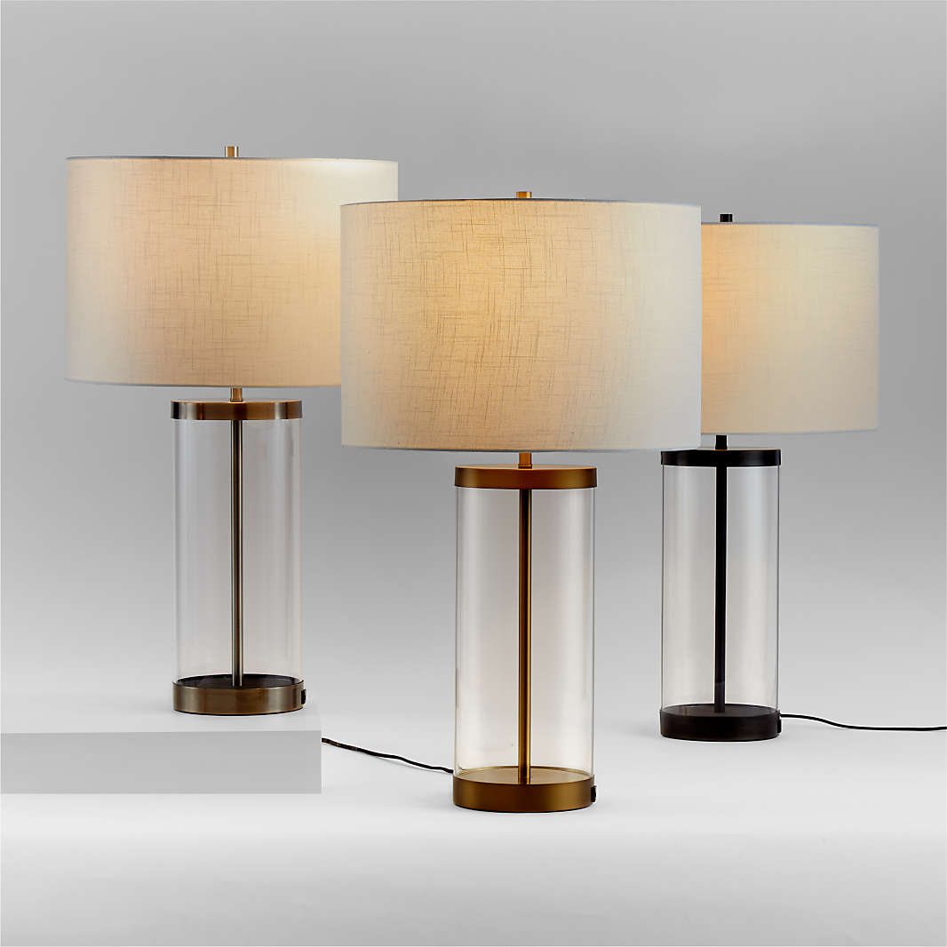 Modern Table Lamps: Bedside, Side Table & Desk Lamps | Crate & Barrel ...