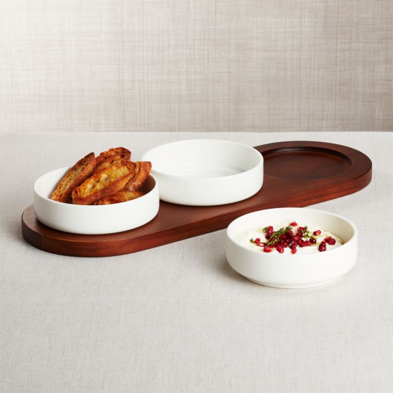 Prospect Small Bites Appetizer Server | Crate & Barrel