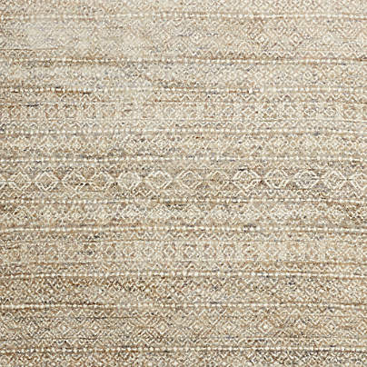 Algiers Wool Hand-Knotted Brown Area Rug 6'x9' + Reviews | Crate & Barrel
