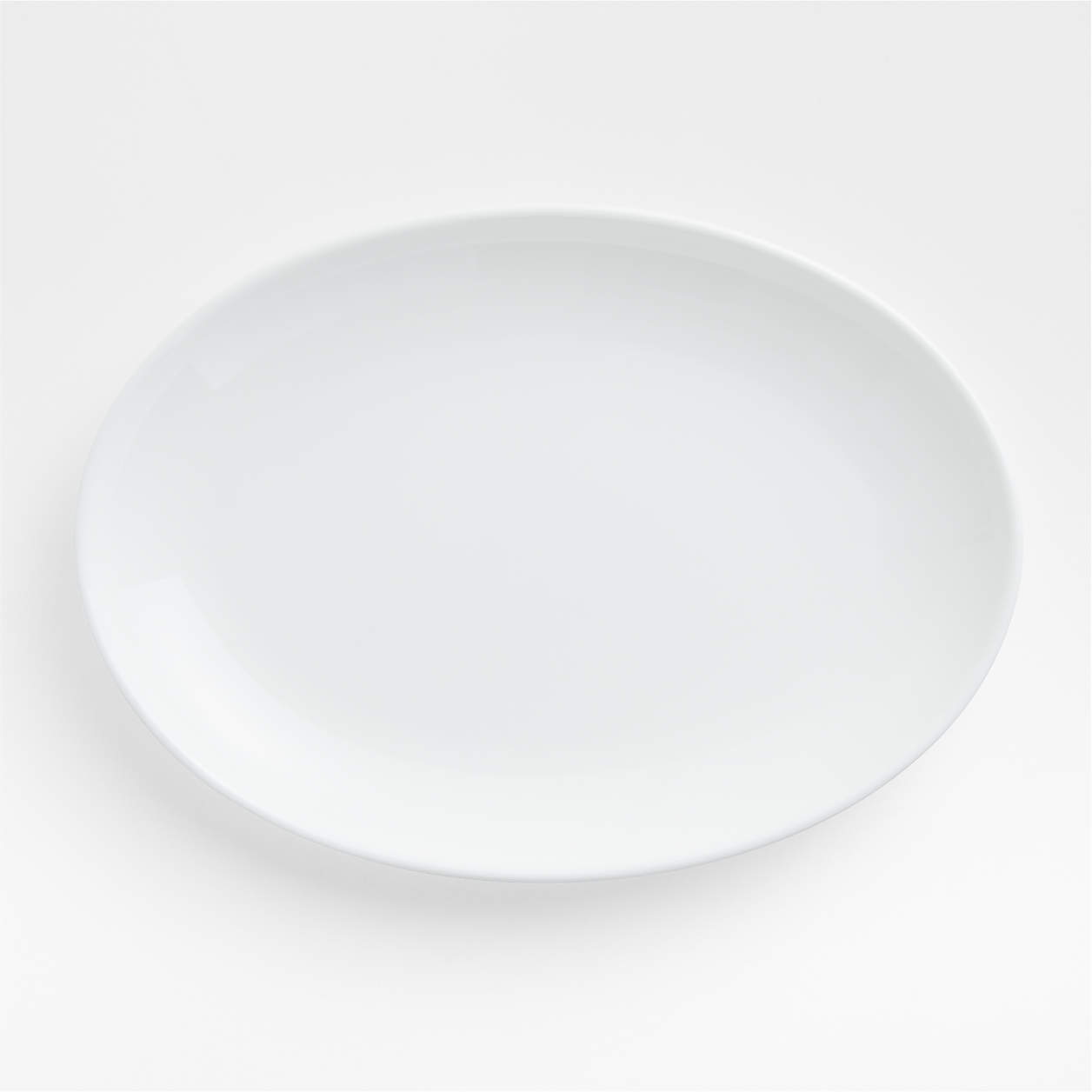 Purio Bone China Oval Platter | Crate & Barrel