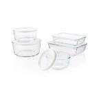 Pyrex Ultimate 10-Piece Glass Food Storage Set + Reviews | Crate & Barrel