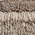 Raffee White Fluffy Cotton Bath Mat + Reviews | Crate & Barrel