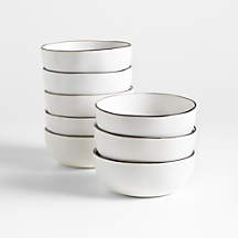 Range Cereal Bowls, Set of 8 + Reviews | Crate & Barrel