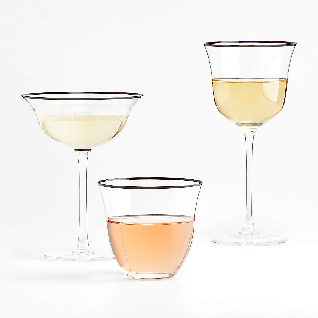 Crate And Barrel Coupe Glasses