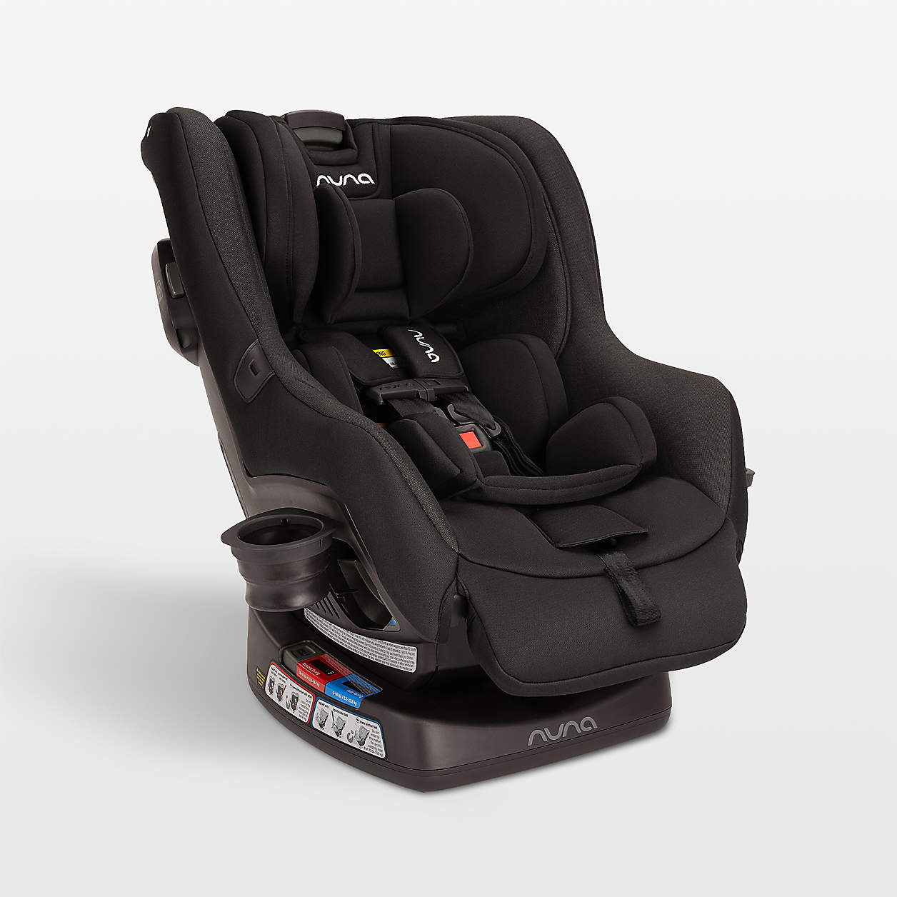 Nuna RAVA Caviar Black Convertible Baby Car Seat + Reviews | Crate & Kids