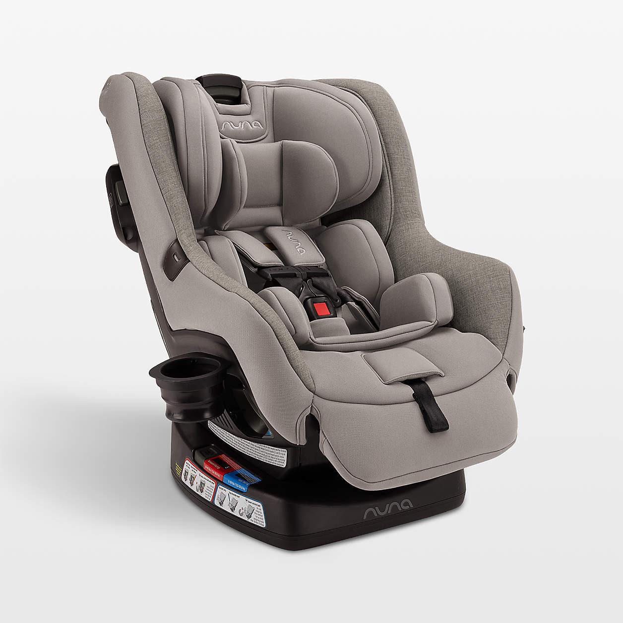 Nuna RAVA Frost Light Grey Convertible Baby Car Seat + Reviews | Crate ...