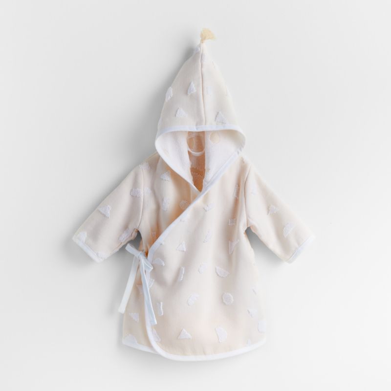 Razz Peach Organic Personalized Baby Bath Robe with Hood + Reviews ...