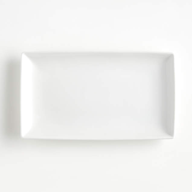 White Rectangular Platter + Reviews | Crate & Barrel