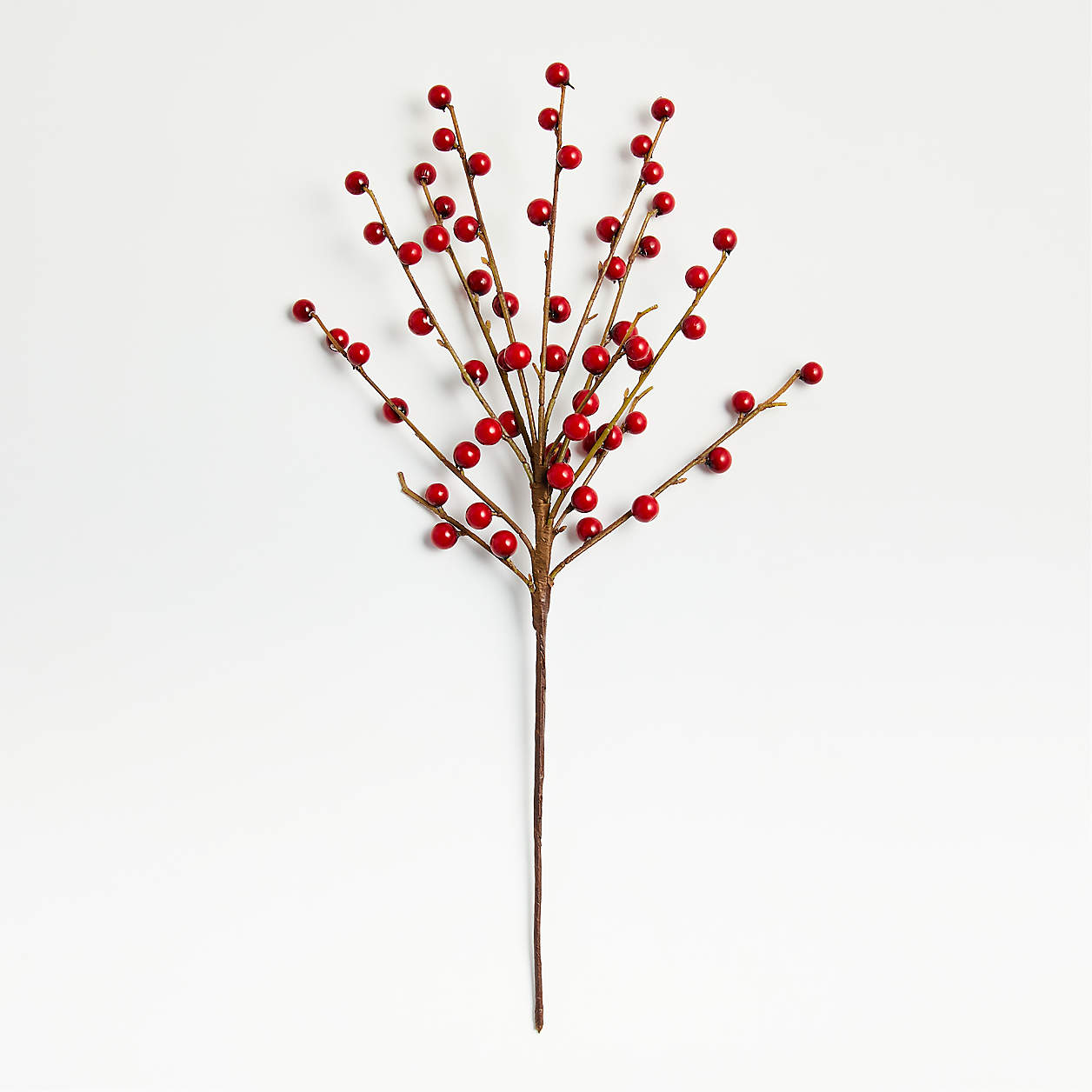 Decor Arrangement: Red Berry Mantel | Crate & Barrel