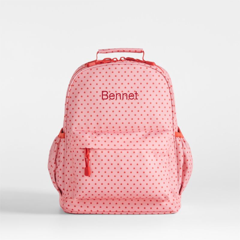 Medium Kids Red Star Personalized Backpack for School + Reviews | Crate ...