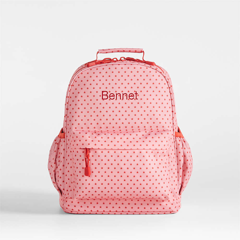 Medium Kids Red Star Personalized Backpack for School + Reviews | Crate ...