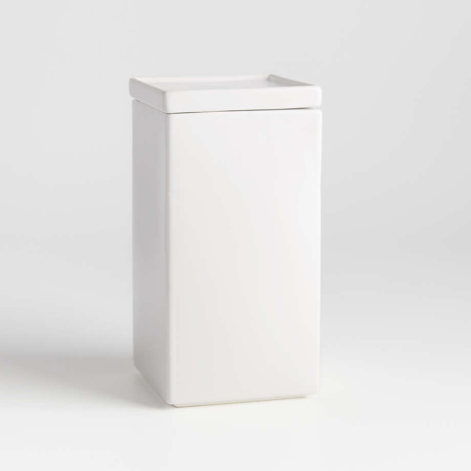 Remi Large Square Stacking Canister + Reviews | Crate & Barrel