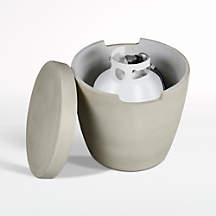 Retreat Outdoor Patio Propane Tank Cover + Reviews | Crate & Barrel Canada