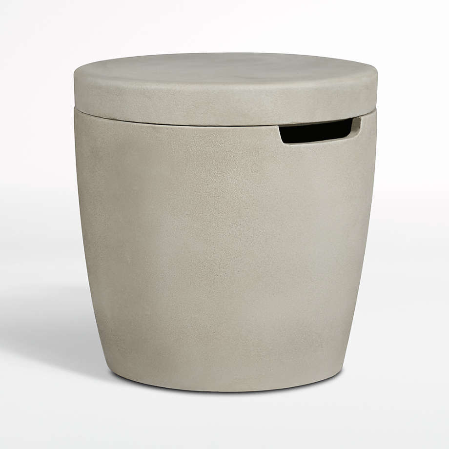 Retreat Outdoor Patio Propane Tank Cover | Crate & Barrel