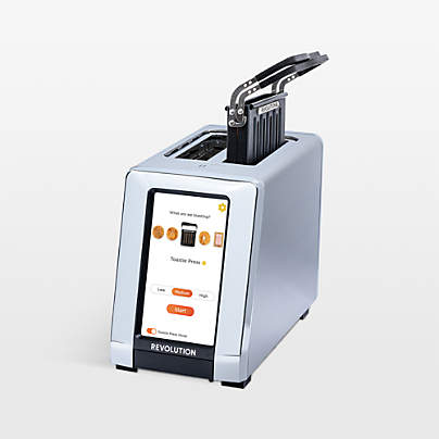Revolution InstaGLO R270 Brushed Platinum 2-Slice Smart Toaster with ...