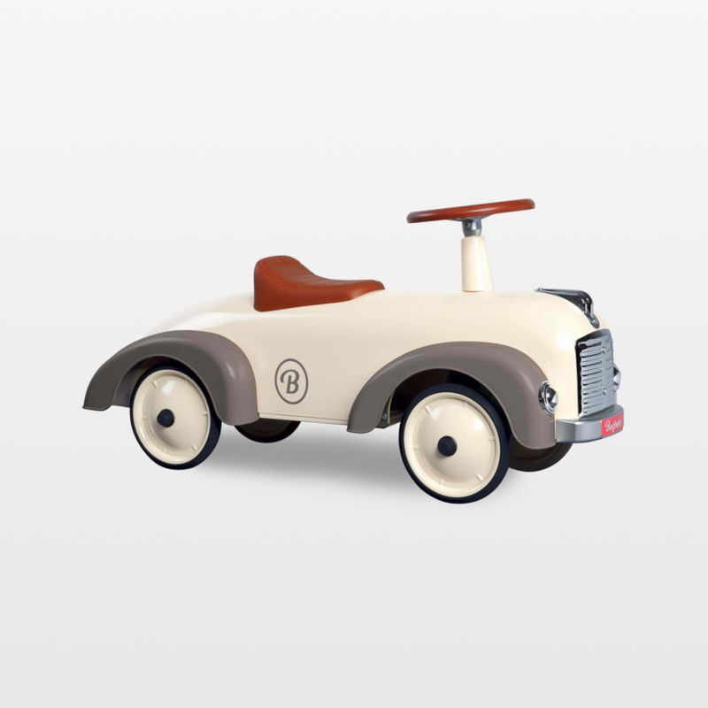 Baghera Silk Grey Speedster Toddler Ride-on Pedal Car | Crate & Kids