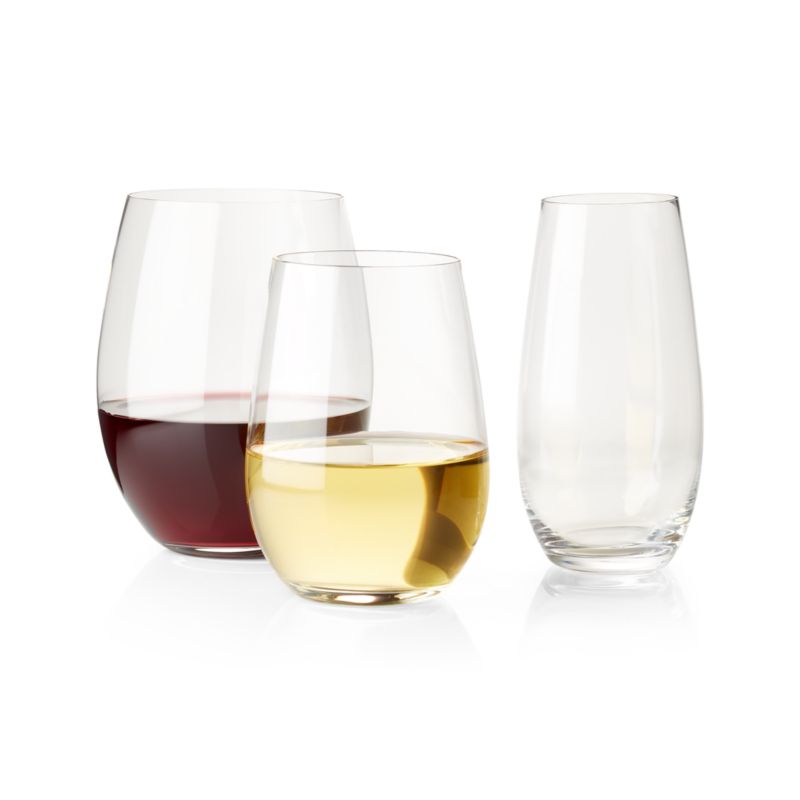 Riedel O Stemless Cabernet/Merlot Wine Glasses, Set of 2 + Reviews ...